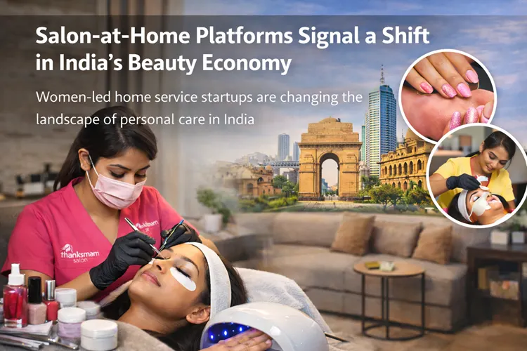 Salon at Home Platforms Signal a Shift in India’s Beauty Economy
